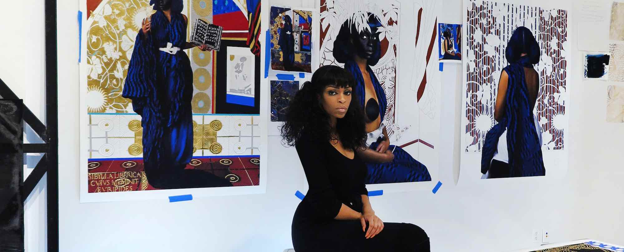 Lina Iris Viktor: the artist painting modern Nubian queens